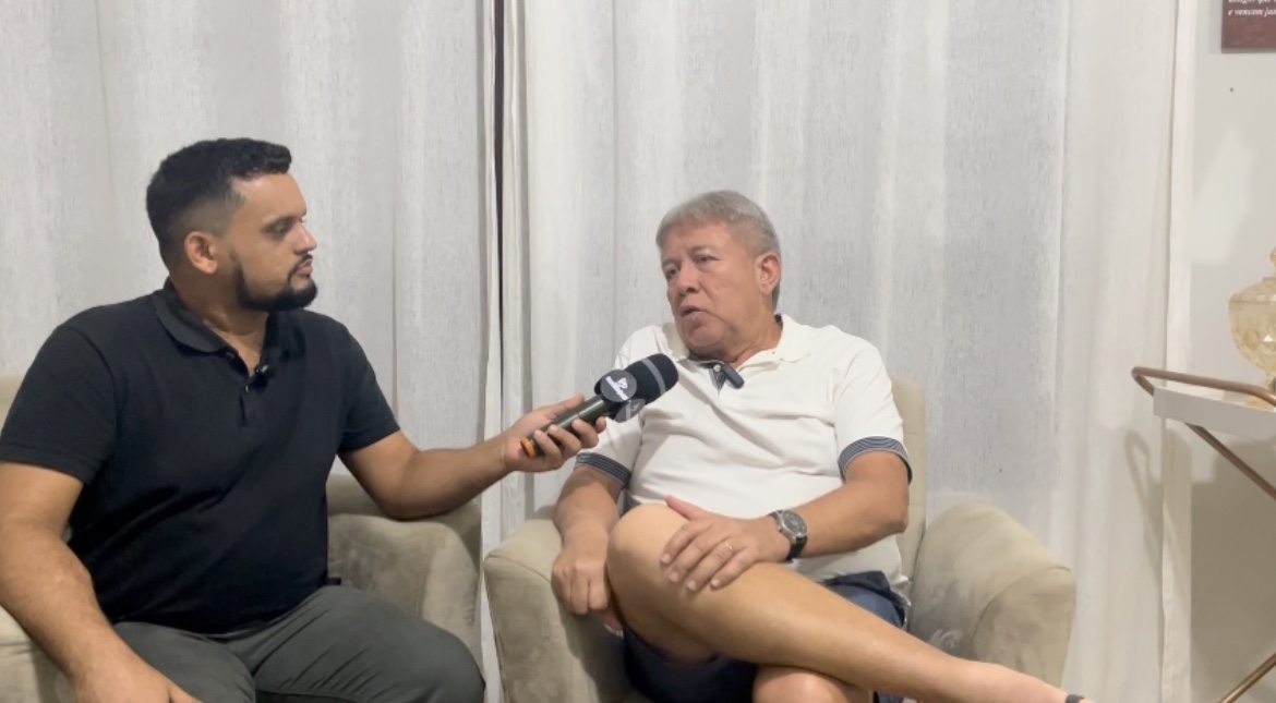 Deputado Iran Lima concede entrevista e fala sobre cenário político em Moju, no Pará e de obras ...